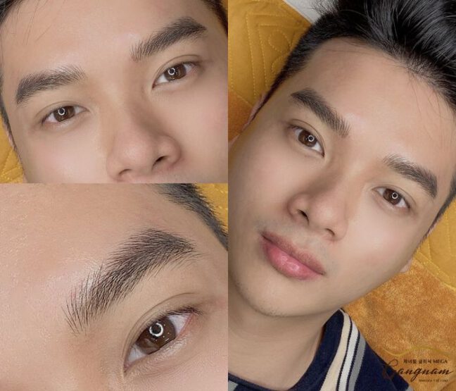 20+ Mẫu Xăm Chân Mày Nam Tự Nhiên, Mạnh Mẽ, Chuẩn Men