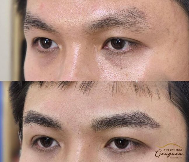 20+ Mẫu Xăm Chân Mày Nam Tự Nhiên, Mạnh Mẽ, Chuẩn Men