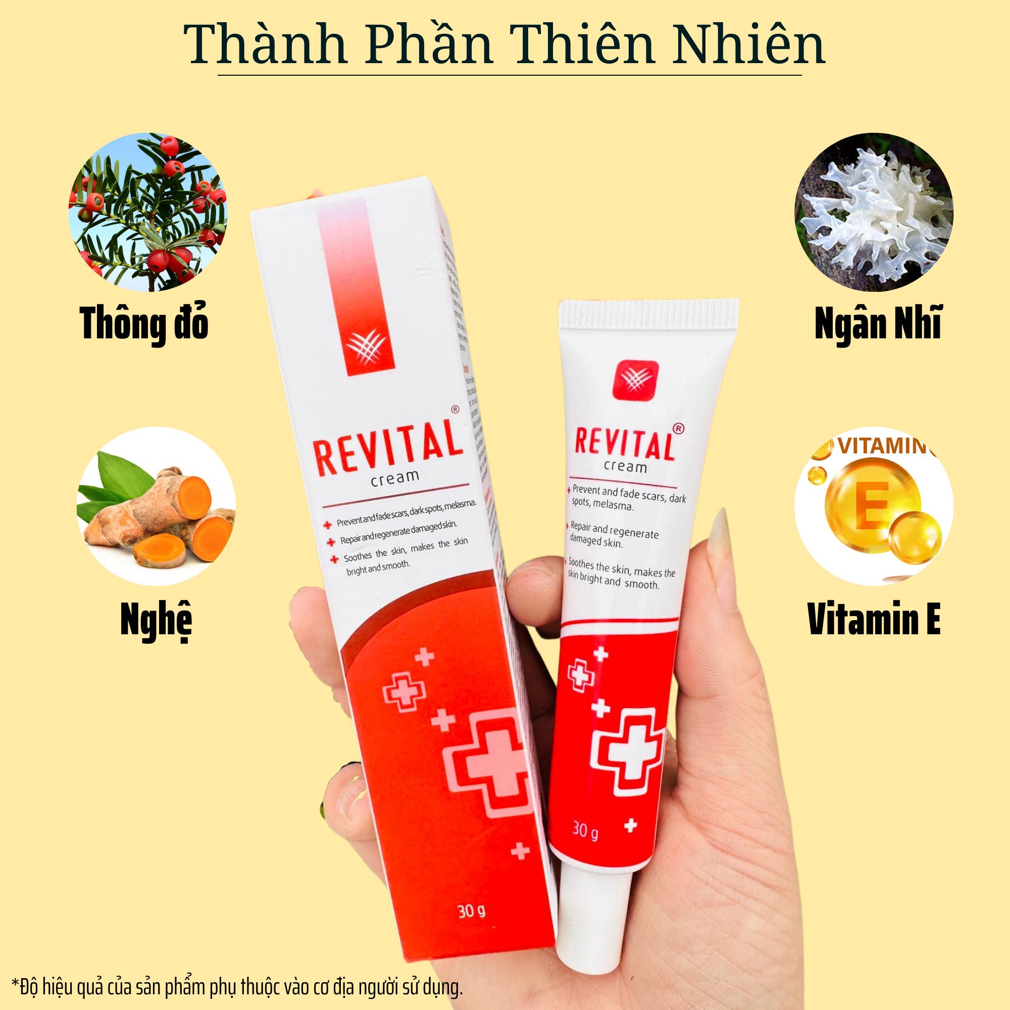 Kem trị sẹo Revital giá bao nhiêu? Dùng có tốt không?