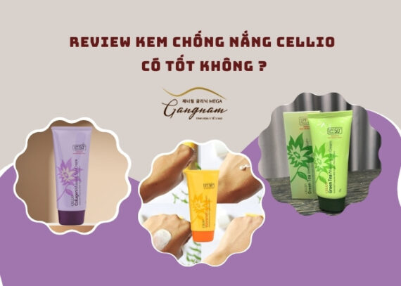 Review kem chống nắng Cellio có tốt không