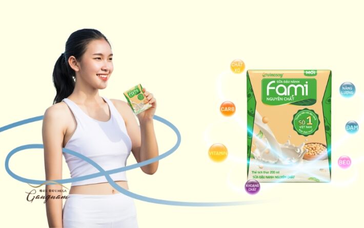 1 hộp sữa đậu nành Fami bao nhiêu calo? Nên uống bao nhiêu?